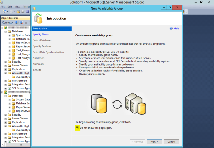 Install And Configure Sql Alwayson Ag With Listener On Azure Alwayson Configuration Initial