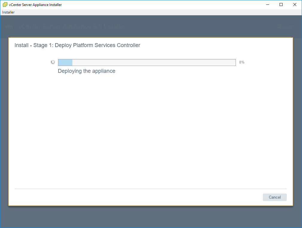 Installing vCenter with External Platform Services Controller ...