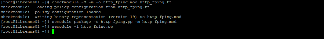 Install LibreNMS on CentOS 7 Minimal – Configure SELinux – Almost a ninja